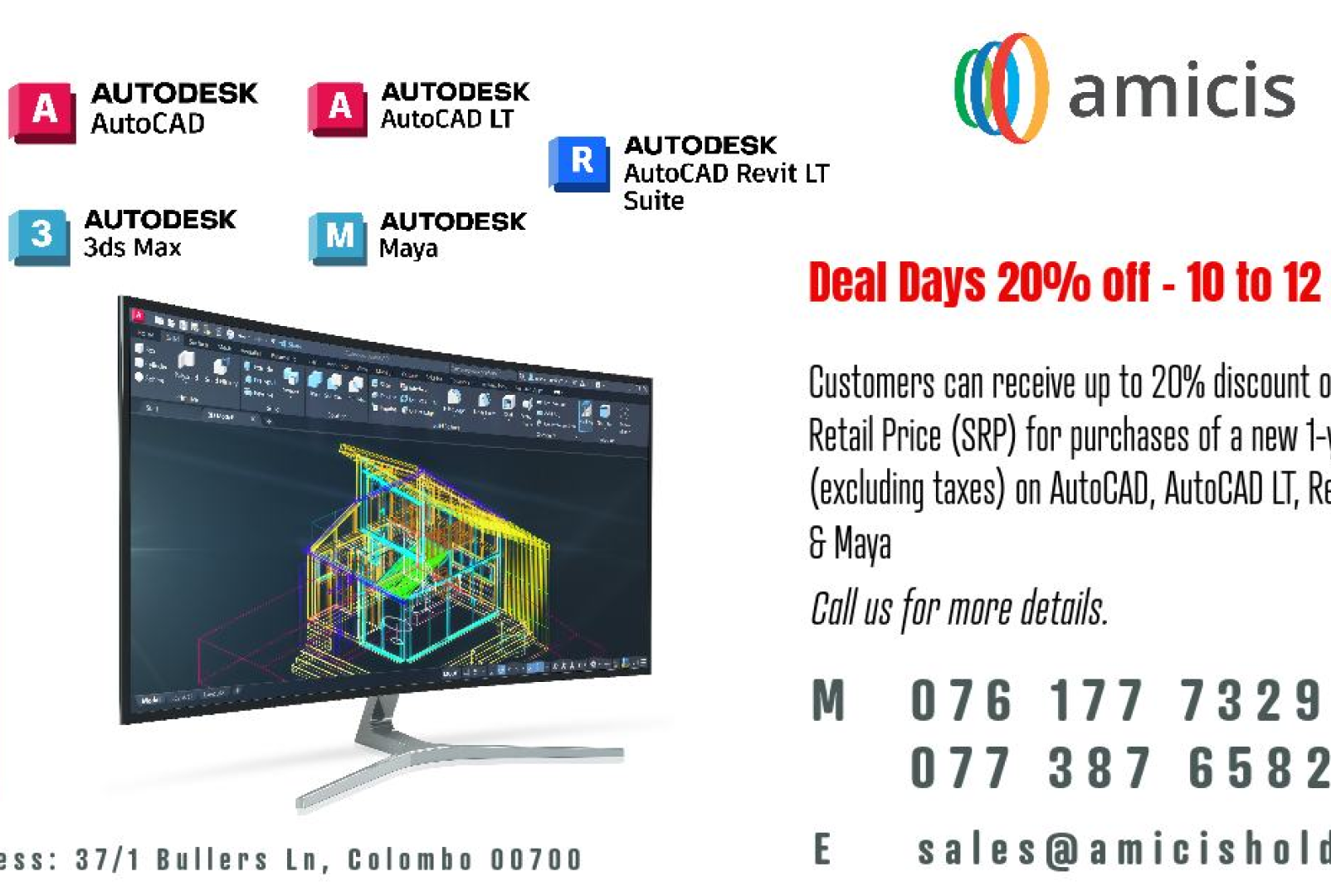 Autodesk Promo – 9th July 2023 - AMICIS